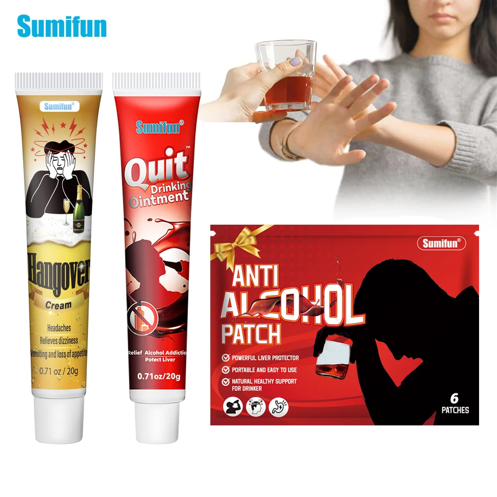 3Types-Sumifun-Quit-Drinking-Patch-Prevent-Hangover-Alcohol-Addiction ...