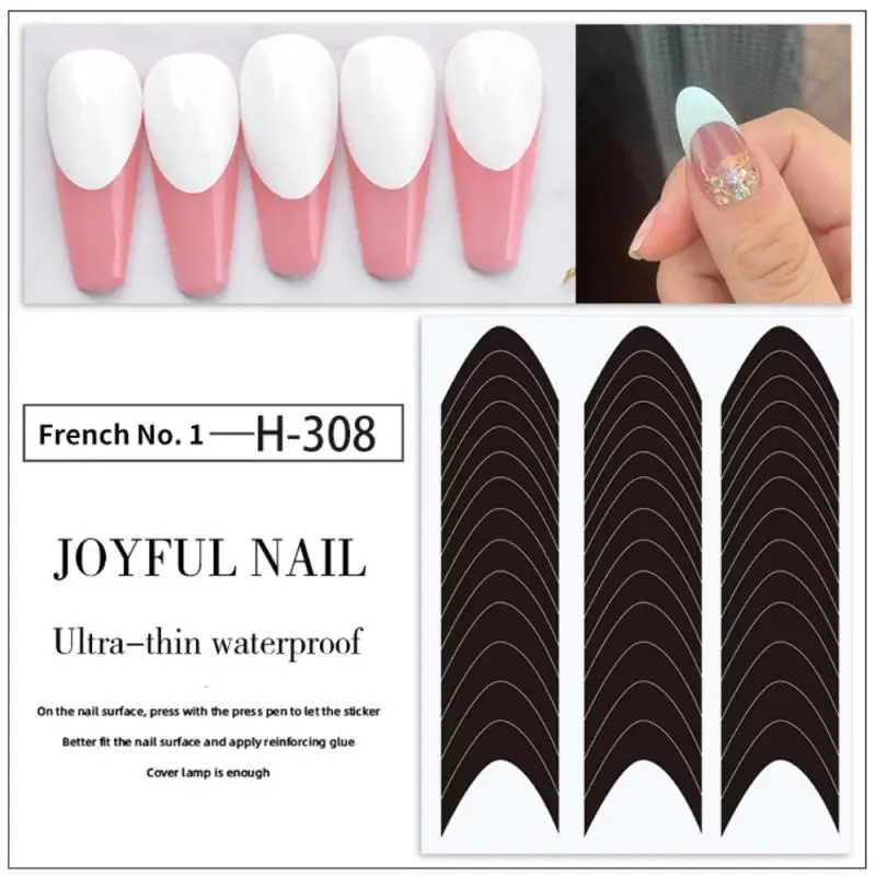 Form-Guide-Stickers-Tips-Design-French-Manicure-V-shaped-Nails-Sticker ...