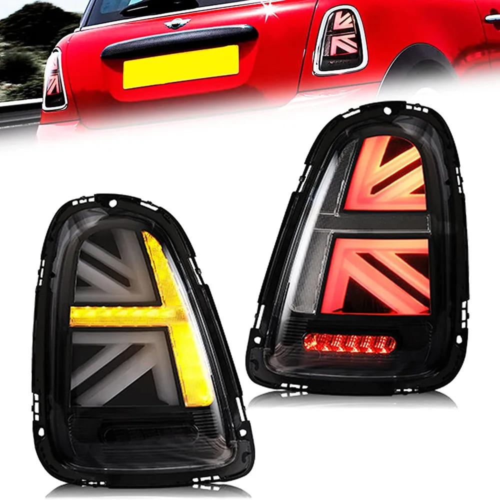 2pc carro led luzes traseiras para bmw mini cooper s r55 r56 r57 r58 ...