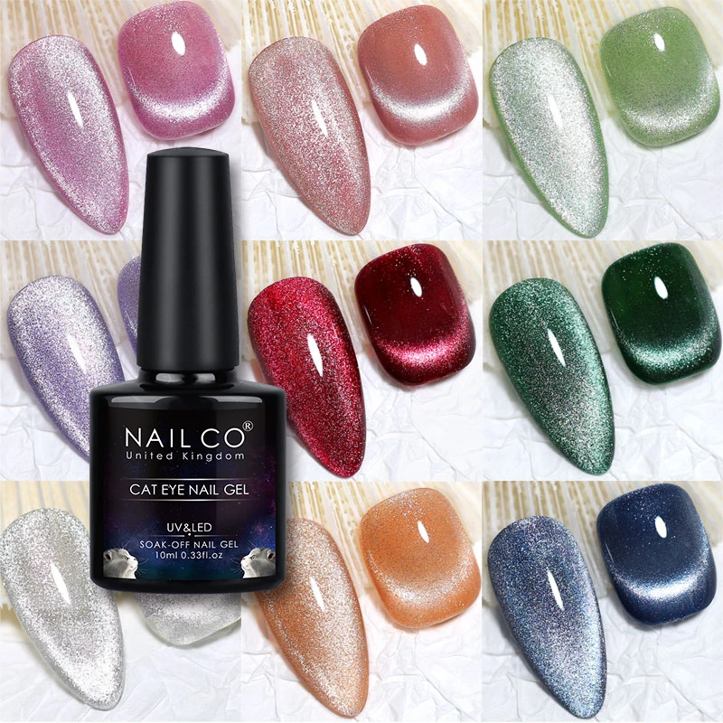 NAILCO-Crystal-Cat-Eye-Gel-Nail-Polish-10ml-UV-Nail-Art-Lakiery ...