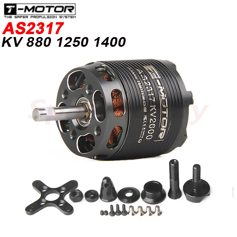 T-motor AS2317 2317（2216 Upgrade）880KV 1250KV 1400KV Long Shaft ...