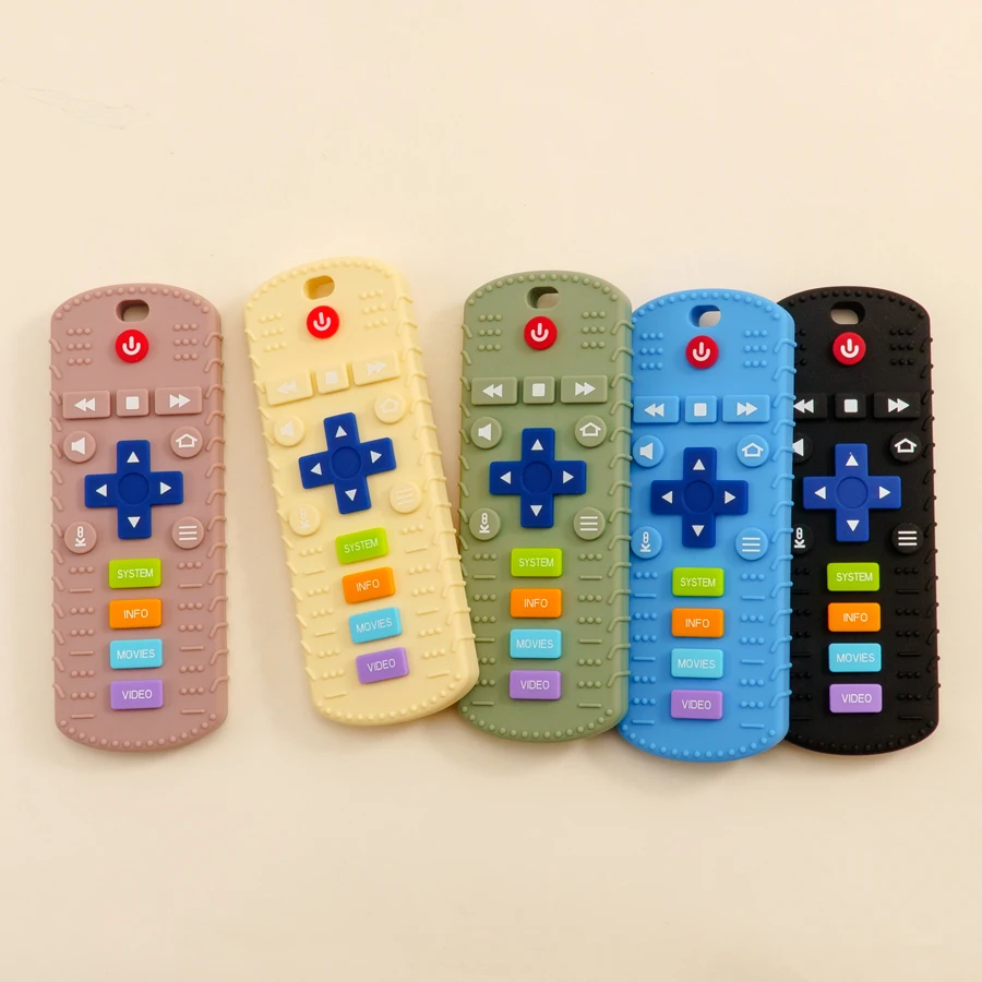 1PC-Silicone-Baby-Toys-TV-Remote-Control-Shape-Teether-Toy-BPA-Free ...