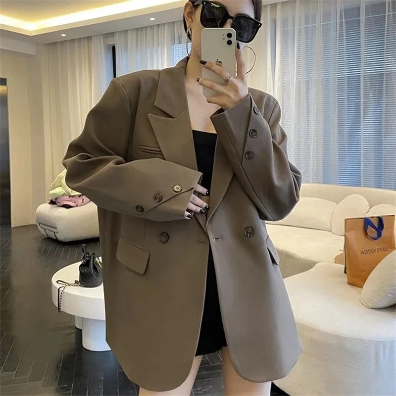 Women's Blazer Jacket 2025 Spring Autumn High End Fashion Temperament ...