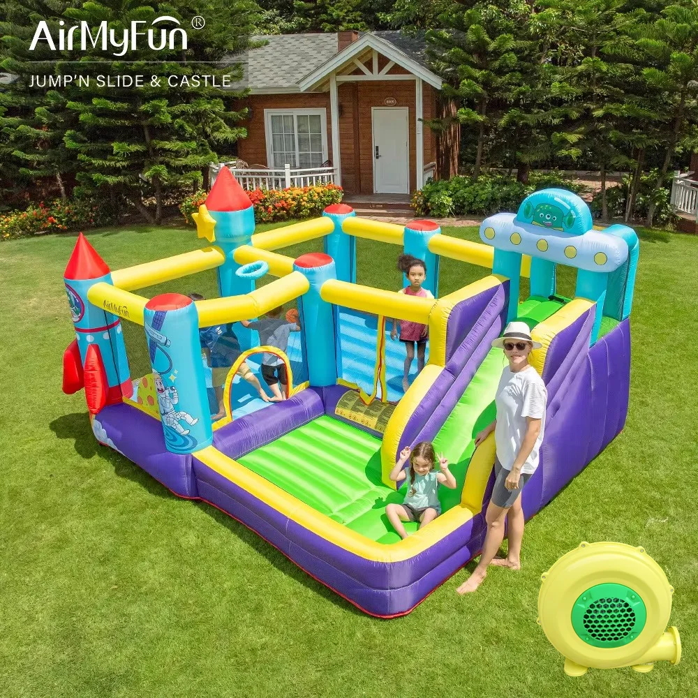 China Factory Outer Sky Rocket Bouncy House Castle Party Custom ...