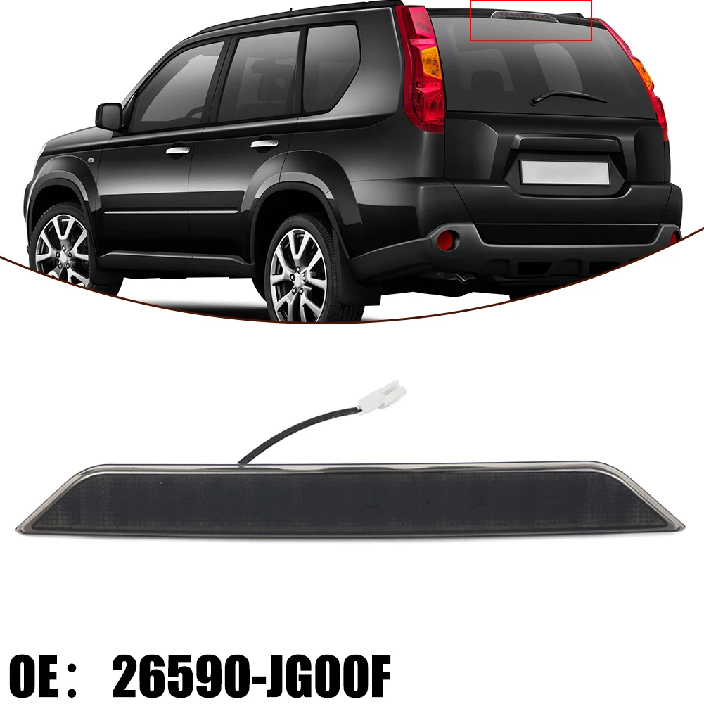 12v-ABS-PC-Red-LED-Tail-Rear-High-Mount-3rd-Brake-Light-Lamp-For-Nissan ...