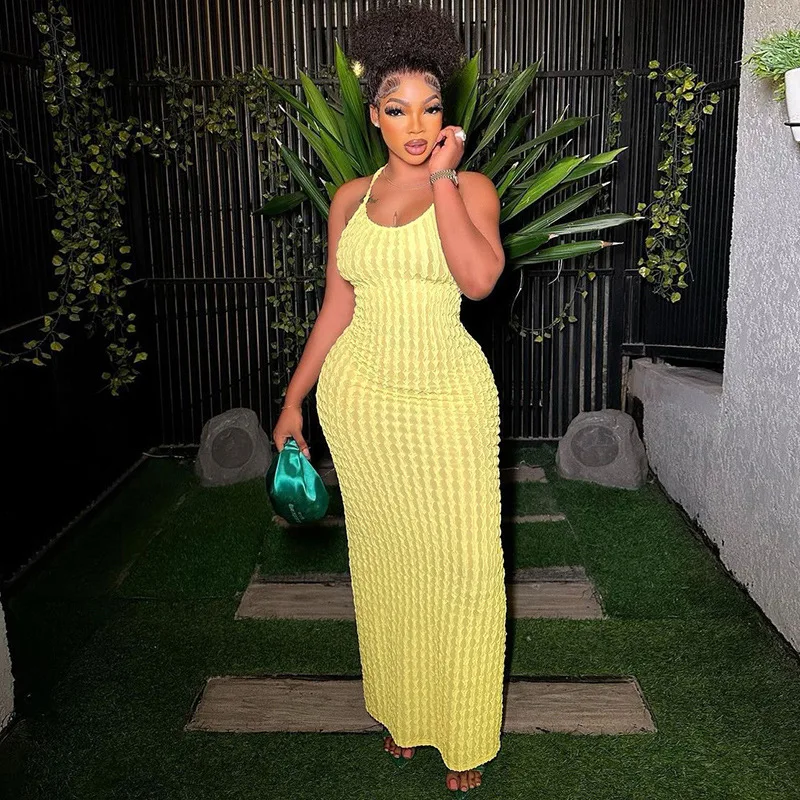 European-American-Style-Summer-Slim-Slit-Casual-Fashion-Dress-Sexy ...