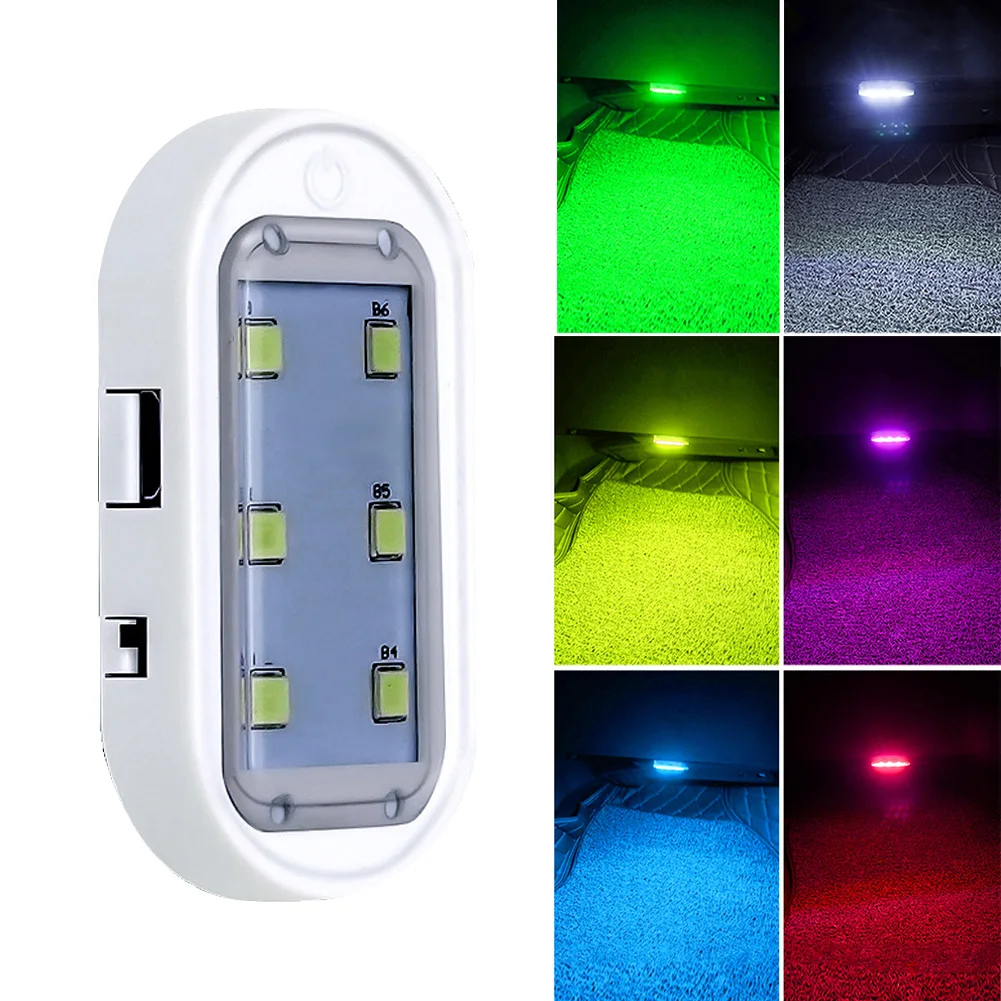 Wireless-Leds-Interior-Light-LED-Lamp-Magnetic-Car-Ceiling-Lamp-Reading ...