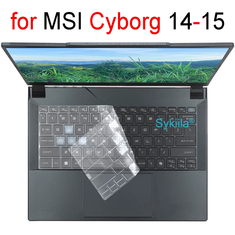 Keyboard Cover for MSI Cyborg 14 15 AI A1V A13V A13U A12V A12U 15.6 ...