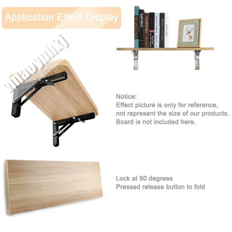 Support mural pliable en acier inoxydable,support rapide pour étagère ...