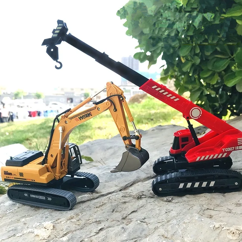 New-product-1-50-plastic-crawler-crane-toy-model-simulation-engineering ...