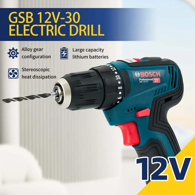 Taladro-el-ctrico-profesional-Bosch-GSB-12-V30-destornillador-inal ...