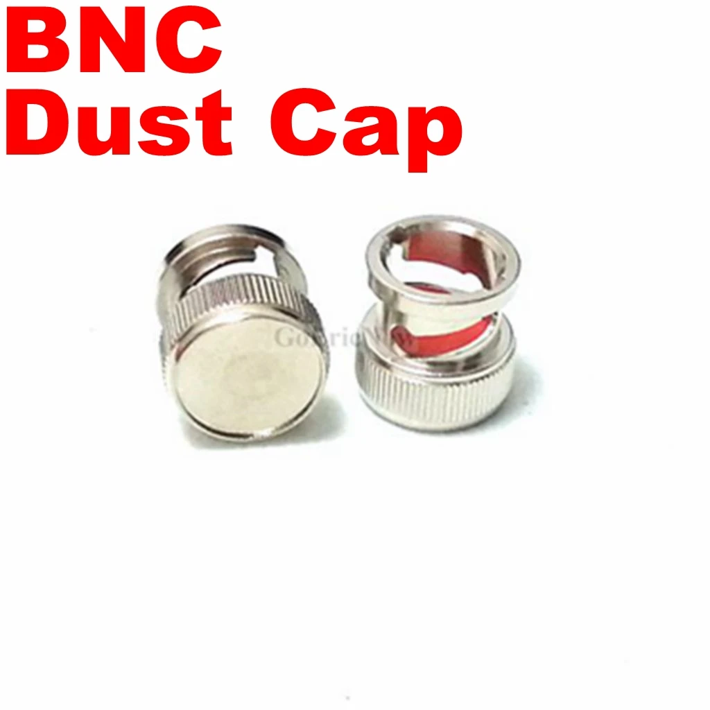10 pcs RF Coaxial Protective Cover Dust Cap No/with pin for BNC Jack ...
