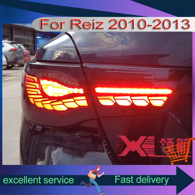 Car-For-Toyota-2010-2012-Mark-X-Reiz-Tail-Lamp-Upgrade-DRL-Dragon-Scale ...