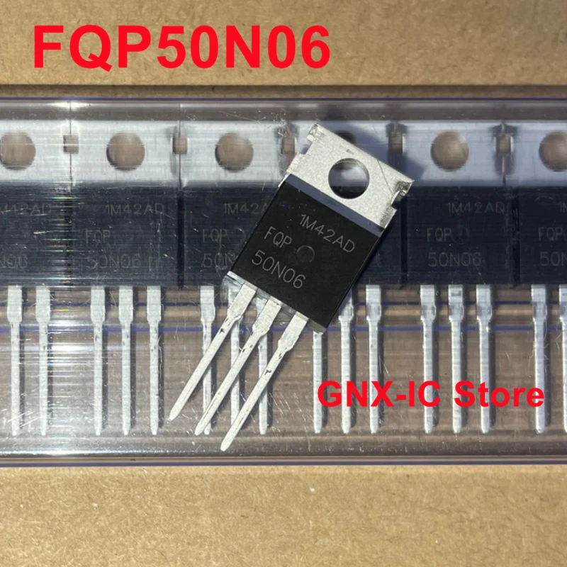 10PCS-Lot-Original-New-Imported-FQP50N06-50N06-TO-220-MOSFET-60V-50A-N ...