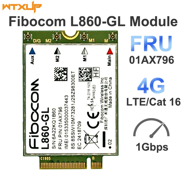 4G LTE Wireless WWAN Module Fibocom L860-GL MIMO Card For, 56% OFF
