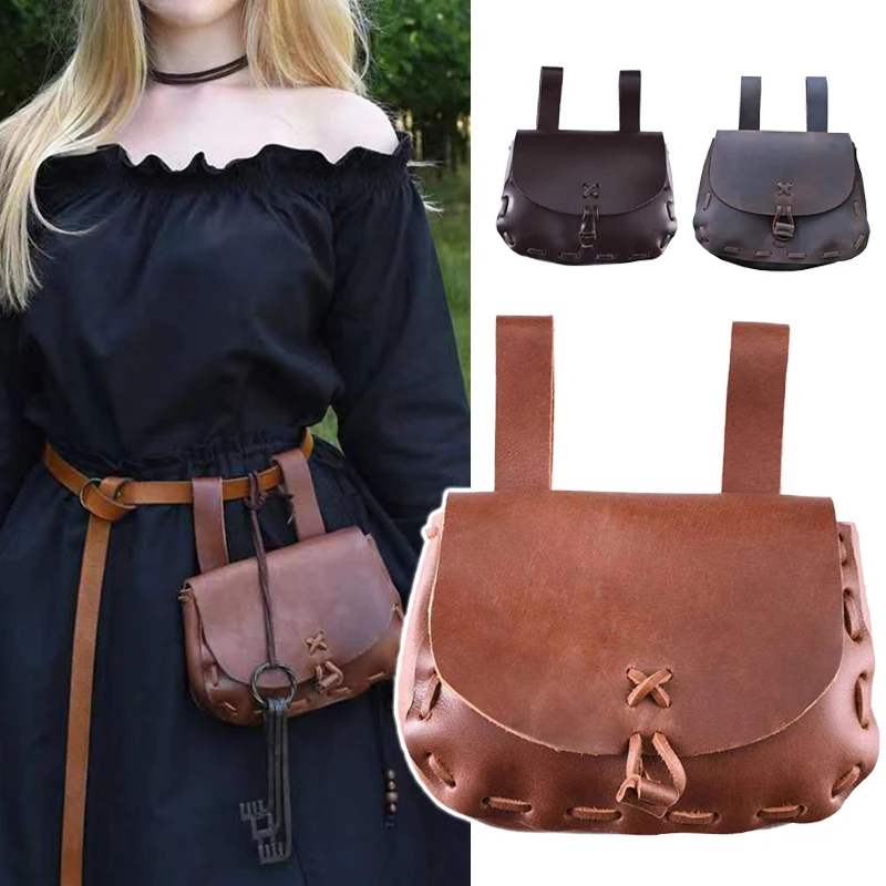 Medieval Renaissance Waist Bag | Renaissance Leather Bags - Anime ...