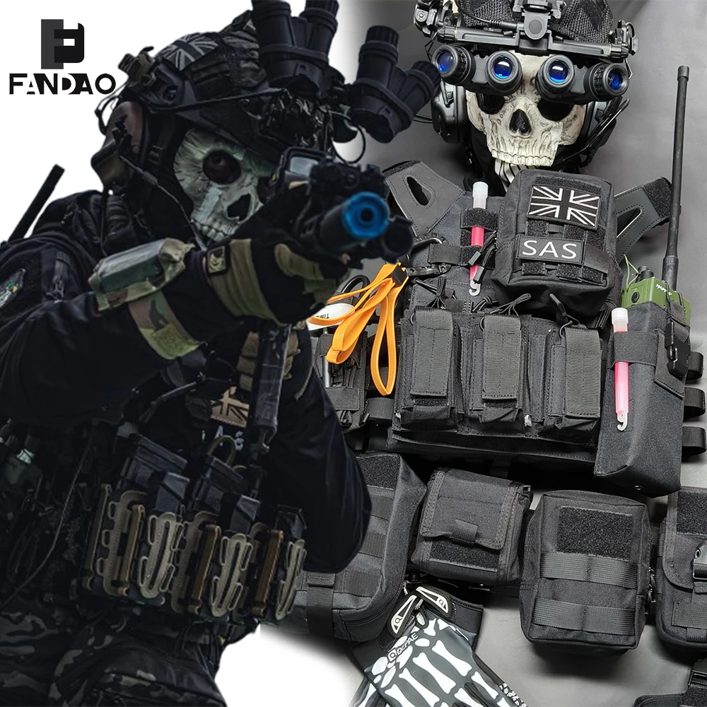 Call of Duty 19 Juego completo de equipo táctico Night Raid Ghost ...