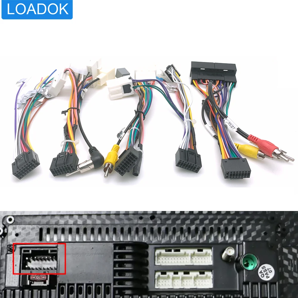 16-Pin-Universal-Car-Android-Radio-Wire-Harness-Stereo-Wiring-USB-GPS ...
