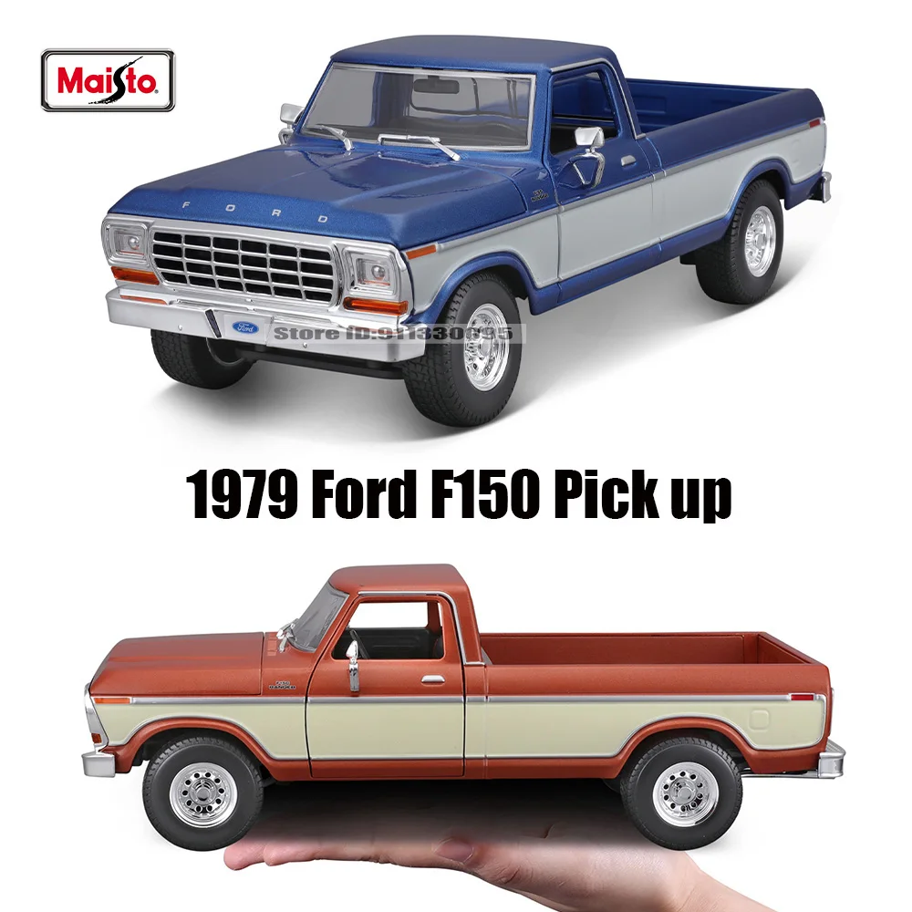 Maisto-Ford-F150-Modelo-de-Carro-1-18-Azul-Marinho-Liga-Brinquedo-Cole ...