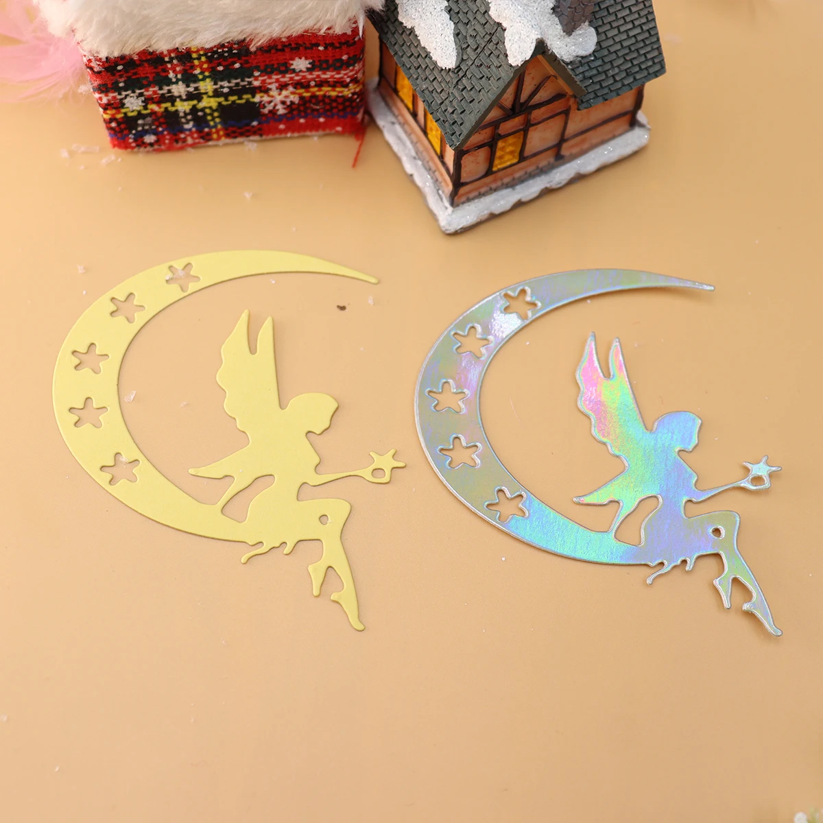 Christmas-Elves-Moon-Angel-Metal-Cutting-Dies-Scrapbook-Embossing-DIY ...