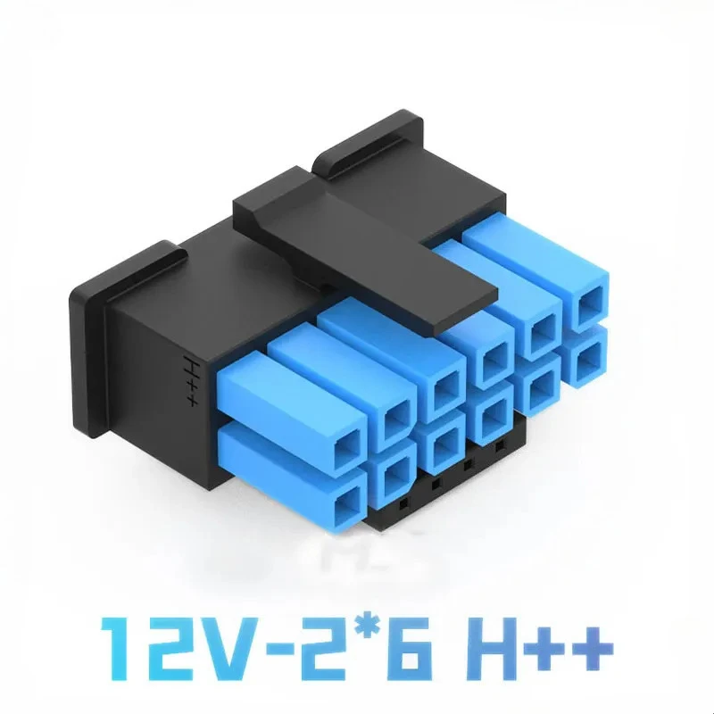 12VHPWR 12V-2*6 H++ 12+4Pin Dual Color Connector PCI-E 5.0 30/40 Series ...