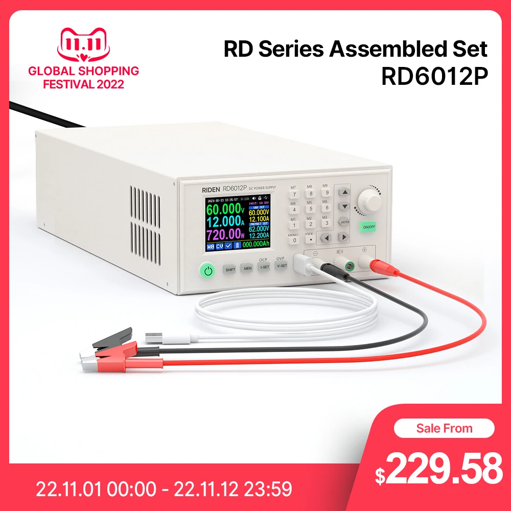Rd Rd6012p Usb Assembled Set 5 Digit Ac To Dc Voltage Step Down Power ...