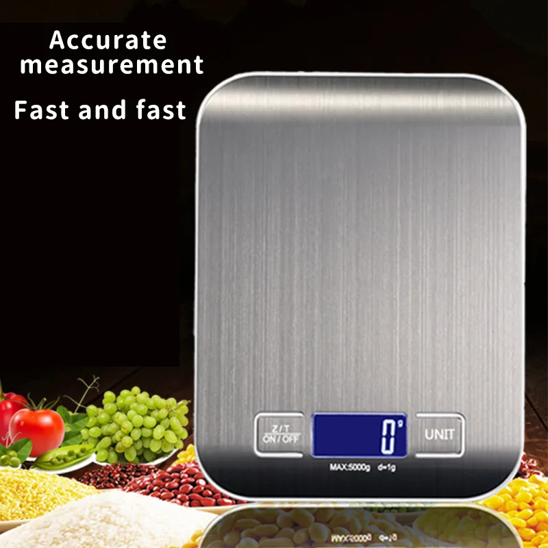 Rechargeable Stainless Steel Electronic Scales Kitchen Electronic ...