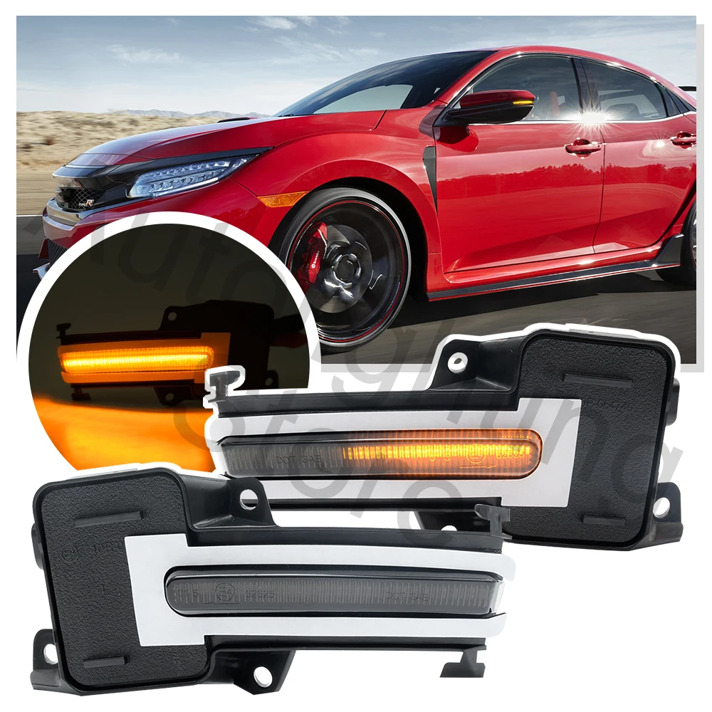 2pcs-Dynamic-LED-Turn-Signal-light-For-Honda-Civic-2016-2021-Insight ...