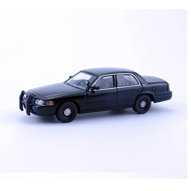 Diecast-Scale-1-64-Ford-Crown-Victoria-CV-Black-Painted-Alloy-Car-Model ...