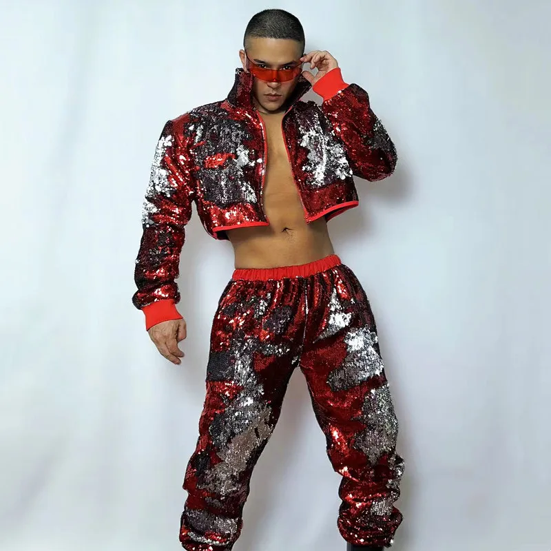 Conjunto-de-2-piezas-de-equipo-de-bailarina-para-hombre-traje-de-baile ...