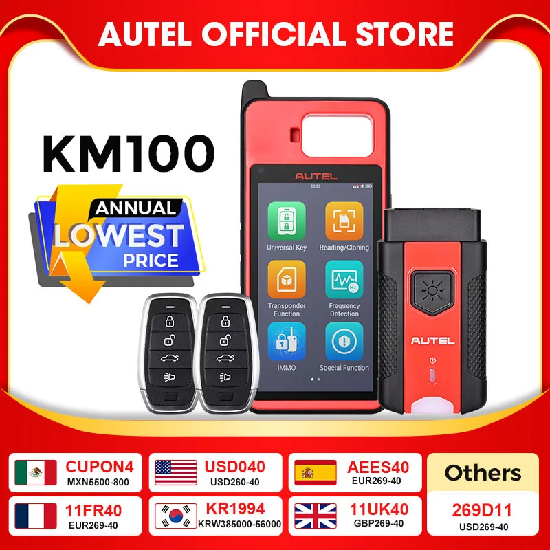 Autel-KM100-Key-Programmer-V200-Universal-Key-Generator-Free-Update ...