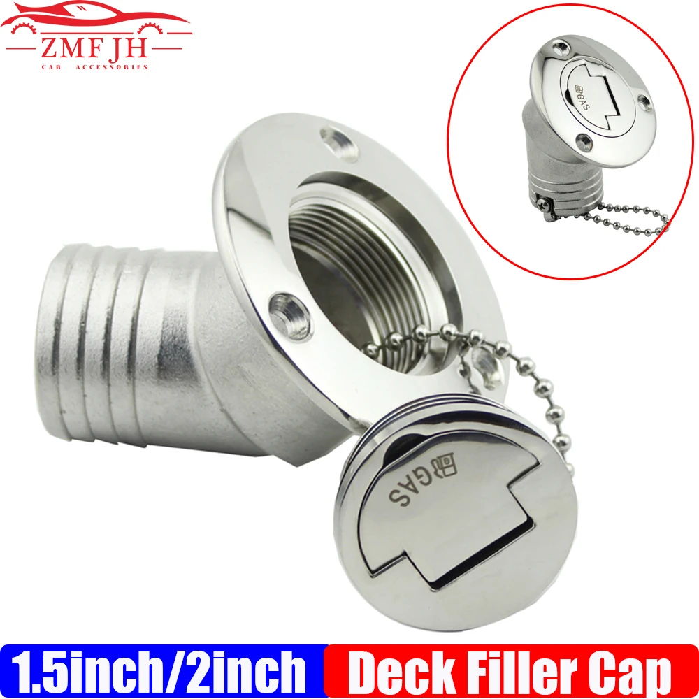 45-Degree-38mm-50mm-Deck-Filler-Caps-for-Marine-Boat-316-Stainless ...