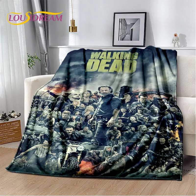 The-Walking-Dead-Horror-Soft-Plush-Blanket-Flannel-Blanket-Throw ...