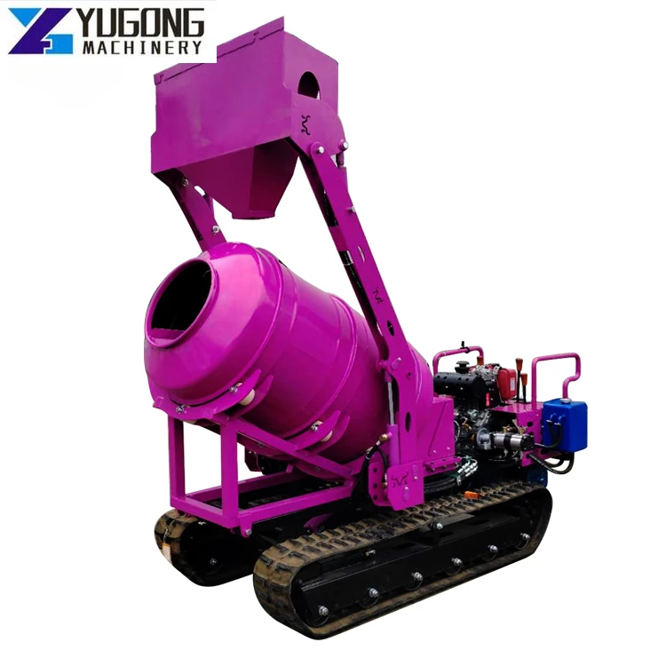 Mini-Crawler-Type-Cement-Concrete-Mixer-Mortar-Mixing-Machine-Tracked ...