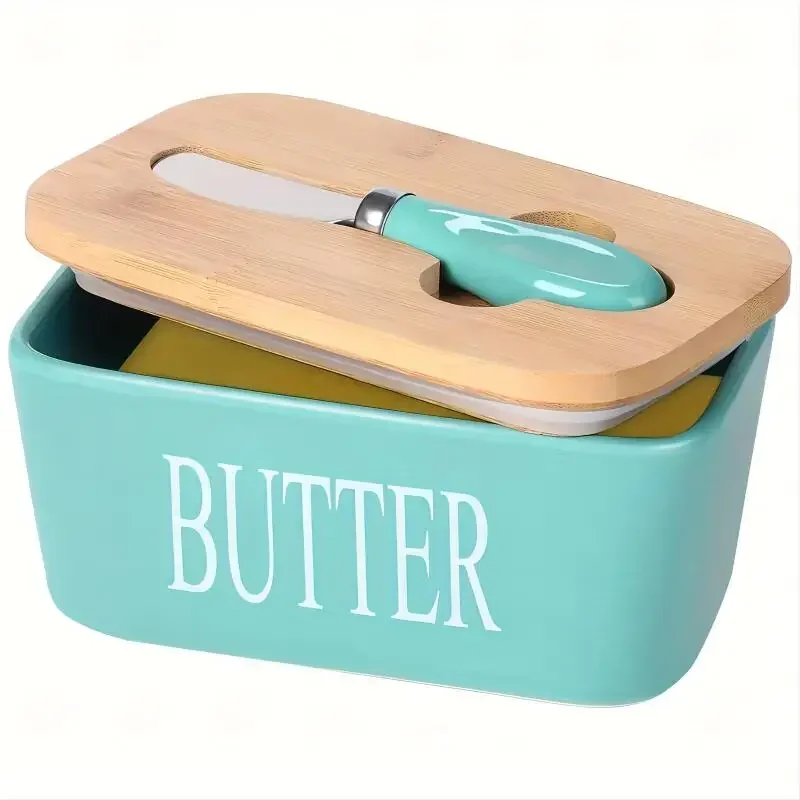 Ceramic-Butter-Boxes-Dishes-Cans-Cheese-Trays-Vertical-Containers ...