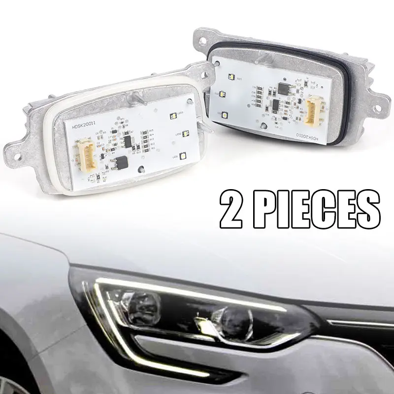 Front LED Headlight Angel Eyes Module Daytime Running Lights Control ...