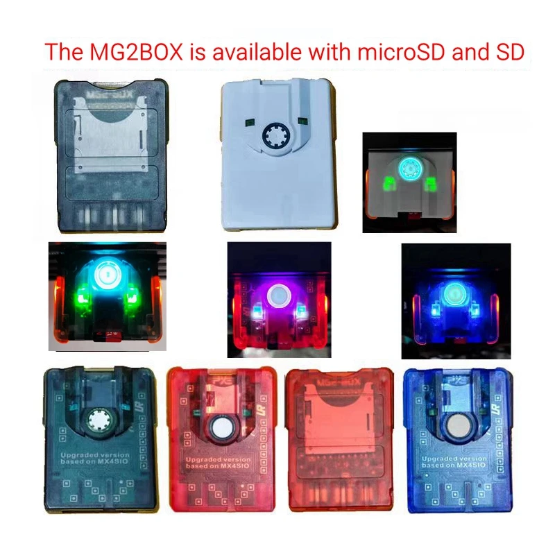 MG2BOX MX4SIO dual card slot version SIO2SD TF SD Card Reader Adapter ...