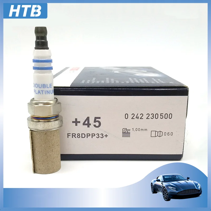 4PCS 0242230500 FR8DPP33+ 7422 +45 Platinum Spark Plug For Mercedes ...
