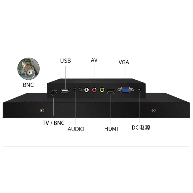 15" 17" 10.4" 12.1" Inch LCD PC Monitor With 1024*768 Resolution ...