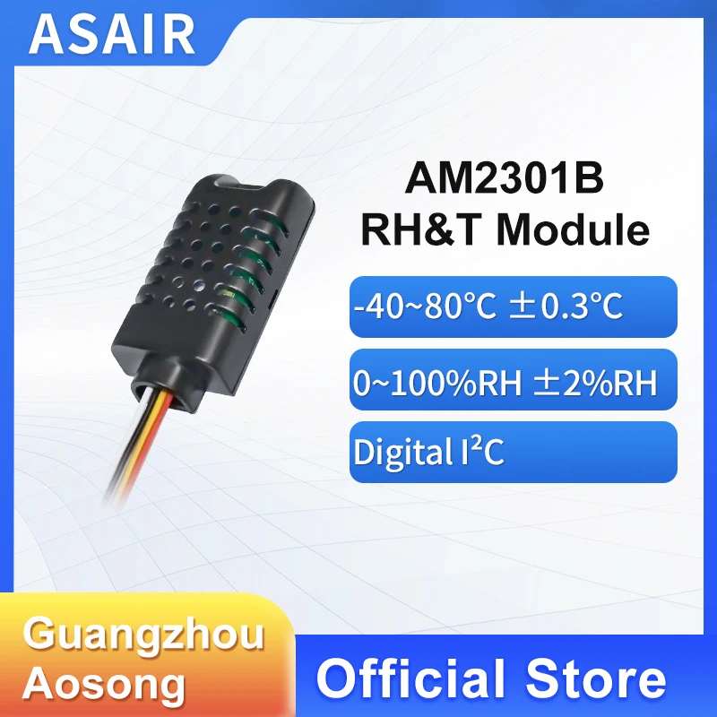 ASAIR-AM2301B-Integrated-Temperature-and-Humidity-Sensor-Module-IIC ...