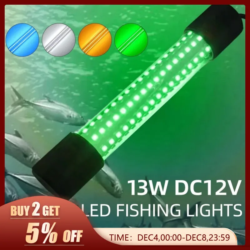 13W-DC12V-LED-Fishing-Lights-Waterproof-Underwater-Fishing-Lamp ...