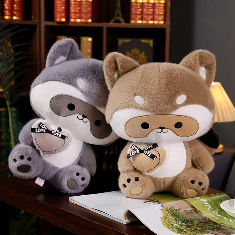 25-35cm-Kawaii-Raccoon-Plush-Toy-Cute-Heart-to-Heart-Raccoon-Doll-Soft ...