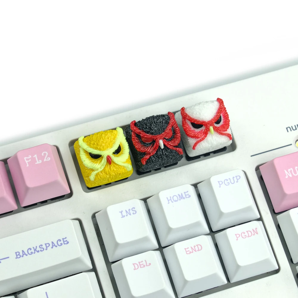Owl Design Colorful Resin Keycaps For Cherry Mx Ttc Gateron Kailh Box ...