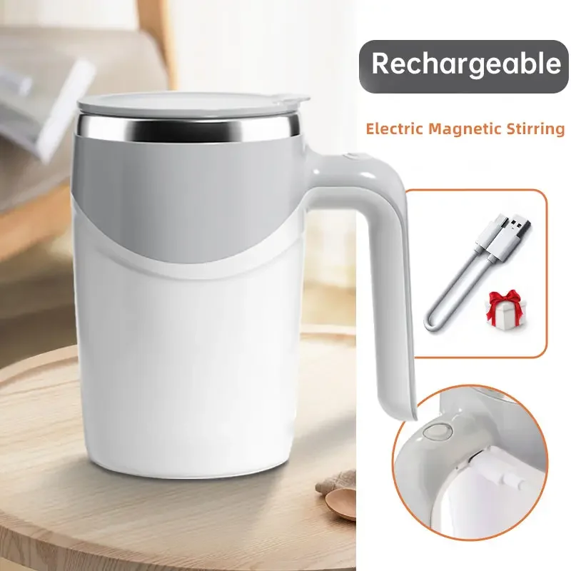 380ml Electric Stirring Cup Usb Charging Automatic Magnetic Stirring ...