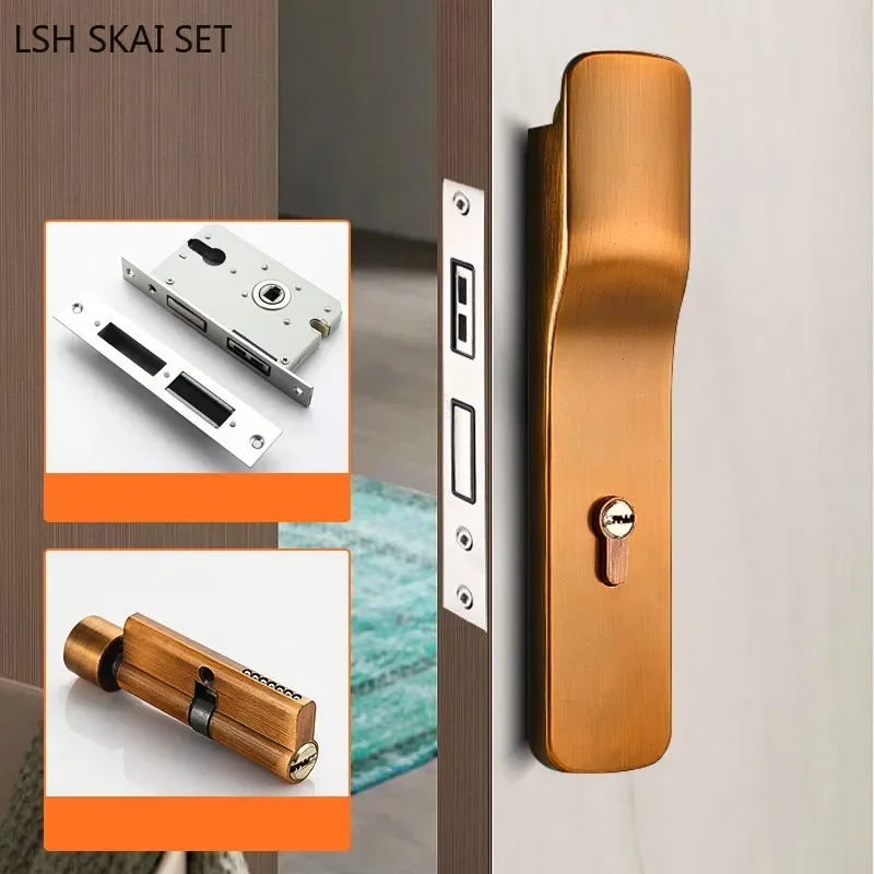 High Quality Without Handle Press Open Lockset Bedroom Magnetic Door ...