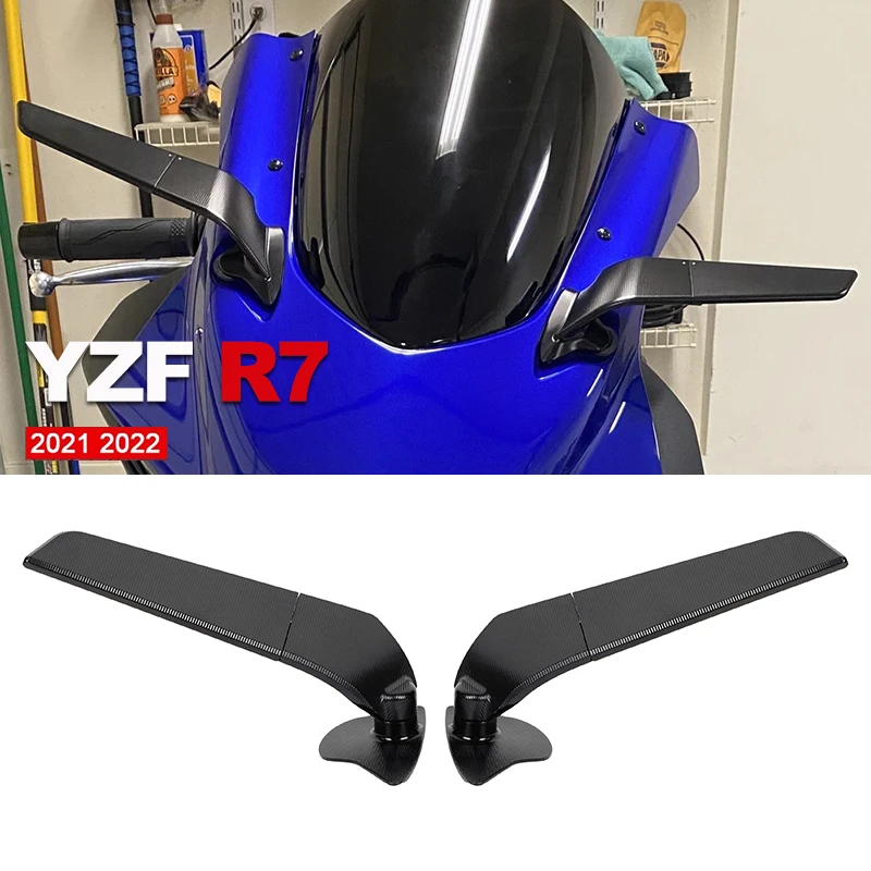 MTGEETHA-For-YAMAHA-YZF-R7-YZFR7-YZF-R7-2021-2022-Rearview-Mirrors-Wind ...