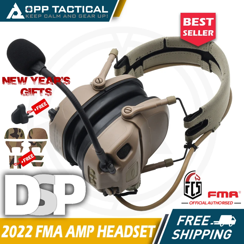 2022 Version New Full Digital Dual DPS FMA AMP Tactical Headset ...