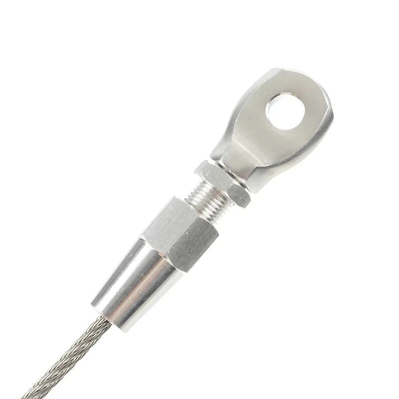 Marine Grade 316 Stainless Steel Swageless Eye Terminal For Wire Rope ...