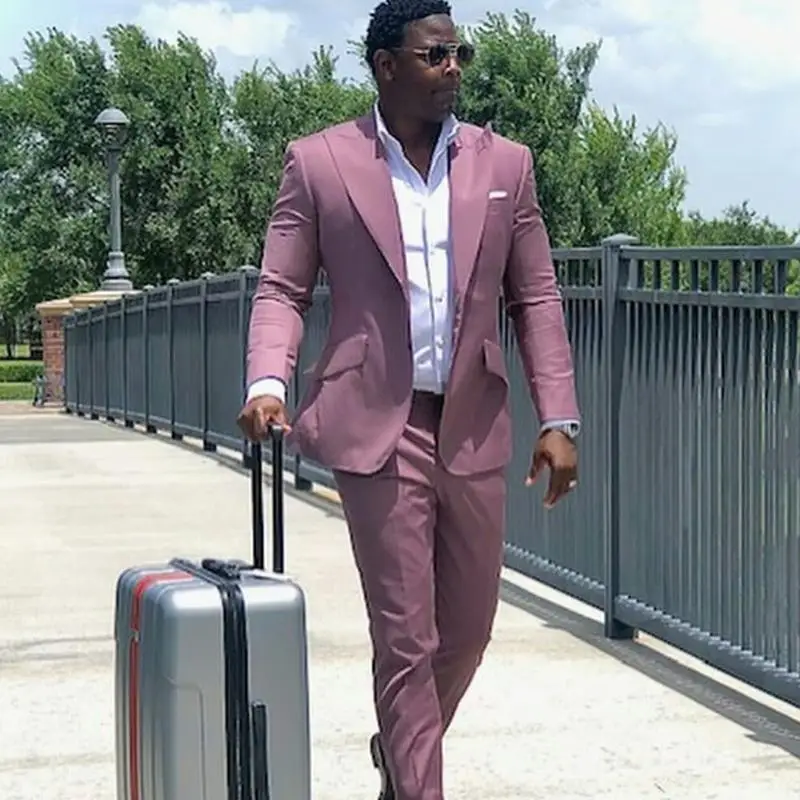 Tailored-Custom-Made-Boy-Tuxedos-Hot-Pink-Men-Suits-Groom-Man-Blazer ...