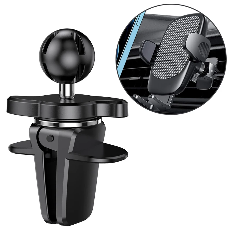 Car Air Vent Mount Clip 17mm Ball Head for Car Phone Holder Universal ...